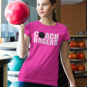 Bowling Coach Shirt Custom Bowling Coach Shirt With Name or - Etsy