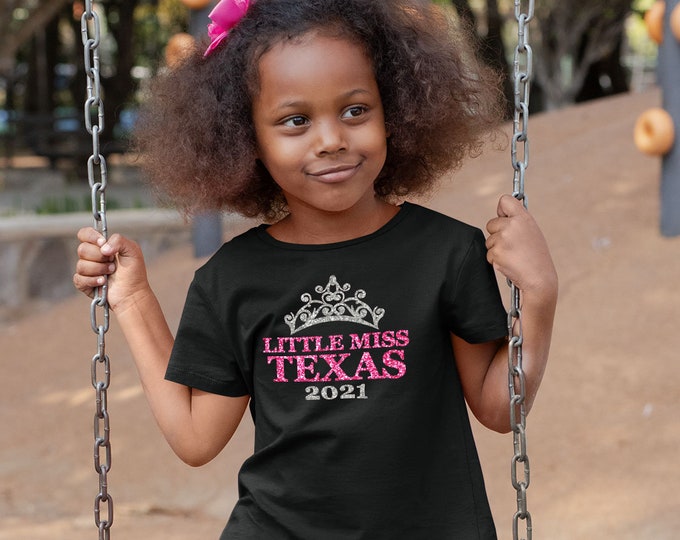 Custom Pageant Title Shirt, Glitter Tiara T-shirt With Title ...