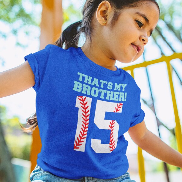 Thats My Brother Baseball Shirt - Etsy