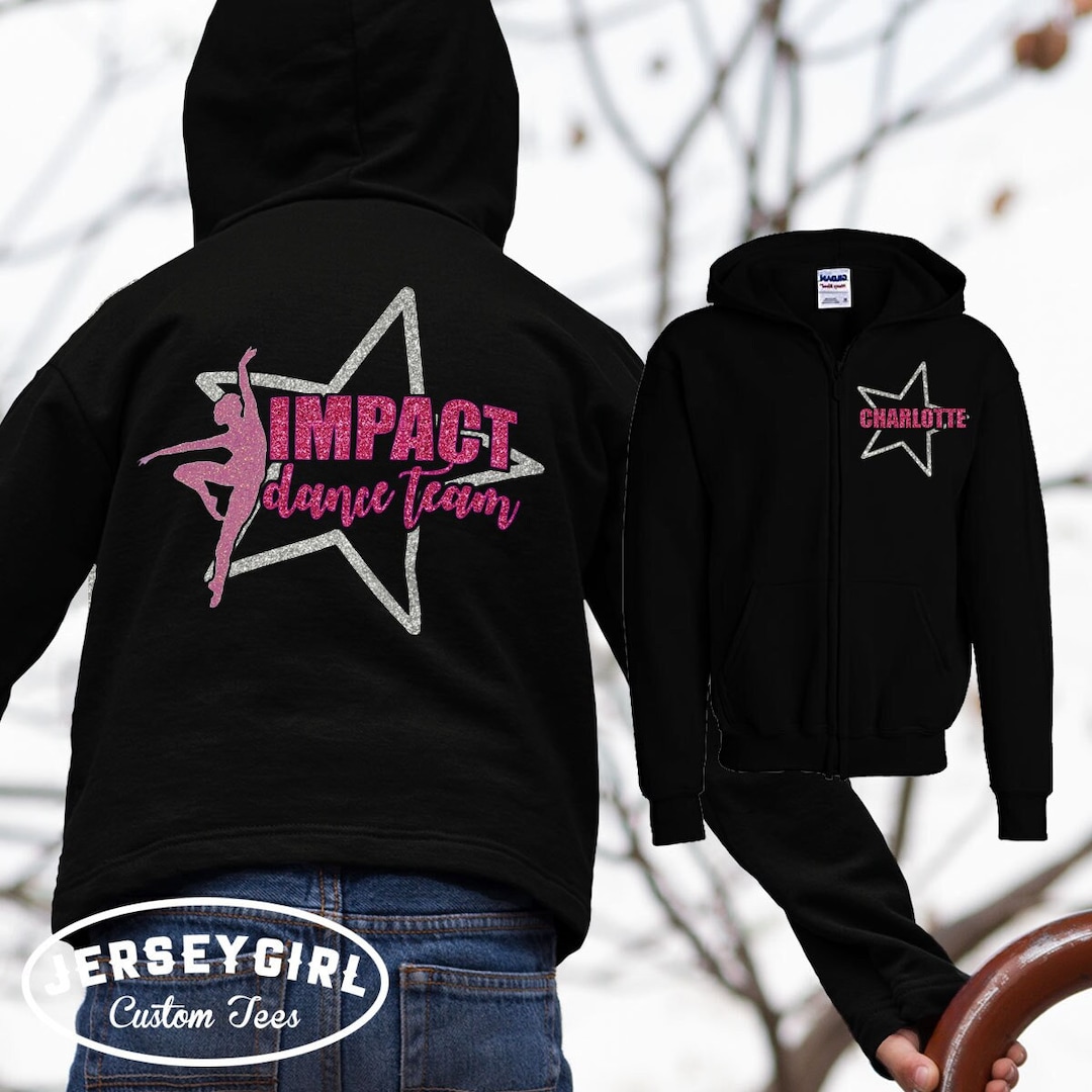 Custom Dance Team Zip up Hoodies - Etsy