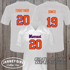 Custom snap Football Jersey With Name & Number - Etsy