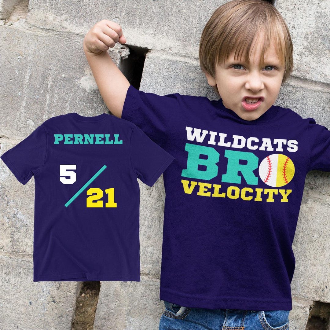 Baseball & Softball Brother Shirt | Personalized Half-baseball Half ...