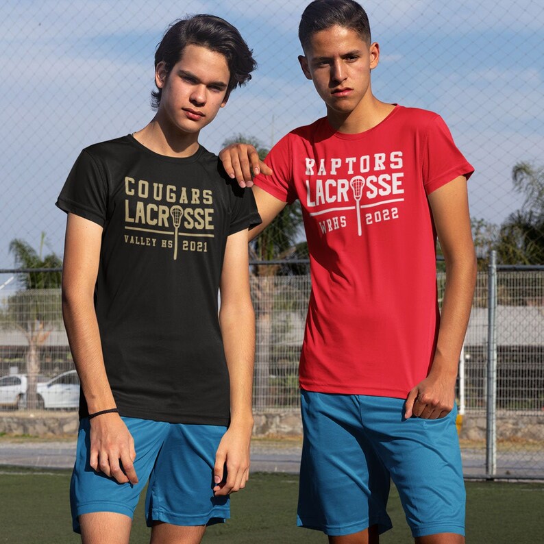 Custom Lacrosse Shirt With Team Name Personalized Lax Team - Etsy