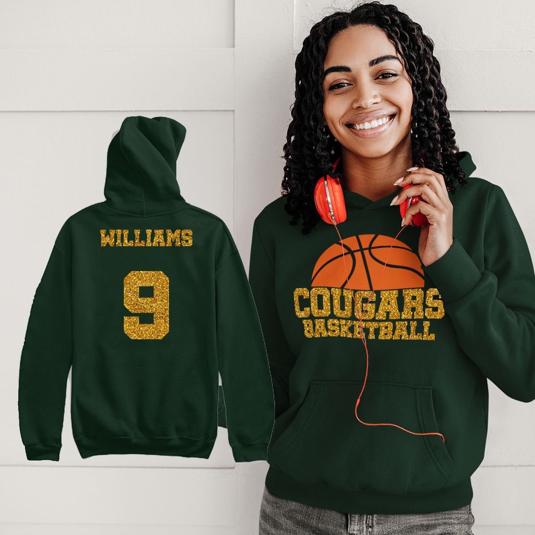 Glitter Basketball Sweatshirt - Etsy