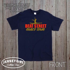Personalized Dance Team Coach Shirt | Custom Glitter Dance Coach T ...