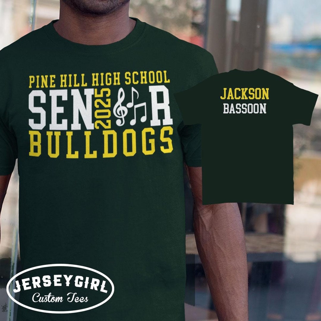 Personalized Marching Band Senior Shirt | Custom Marching Band Seniors ...