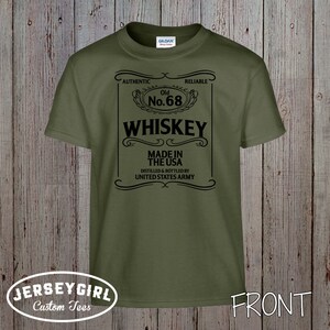 No. 68 Whiskey Shirt | Personalized 68W Combat Medic T-shirt, Gifts for ...