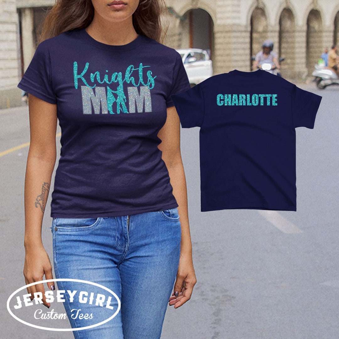 Color Guard Mom Shirt | Personalized Glitter Colorguard Mom T-shirt ...