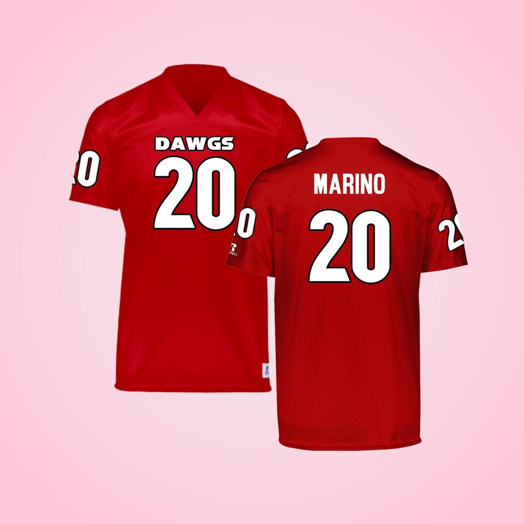 Custom "bully" Football Jersey With Name, Personalized Gerogia Football ...