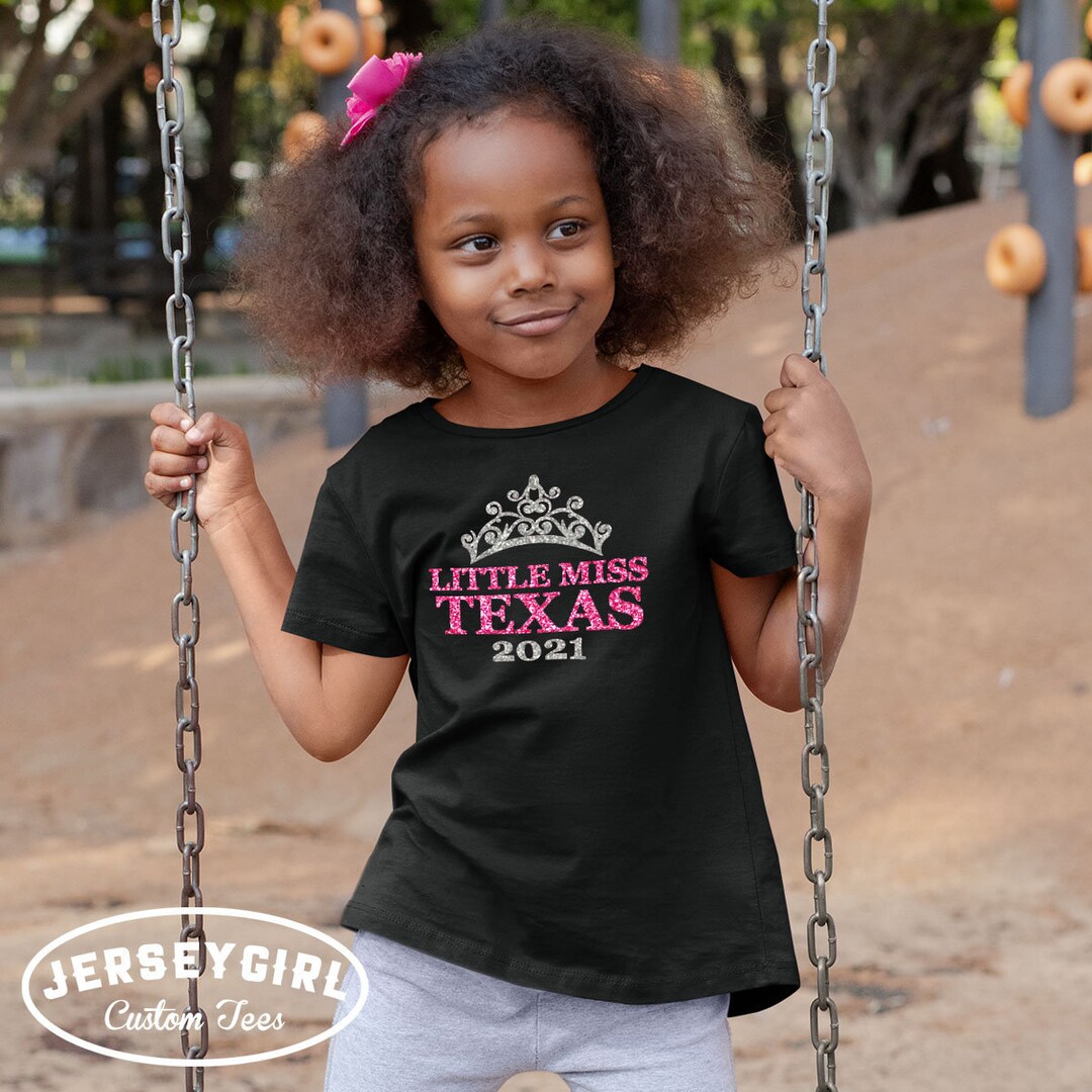 Custom Pageant Title Shirt, Glitter Tiara T-shirt With Title ...