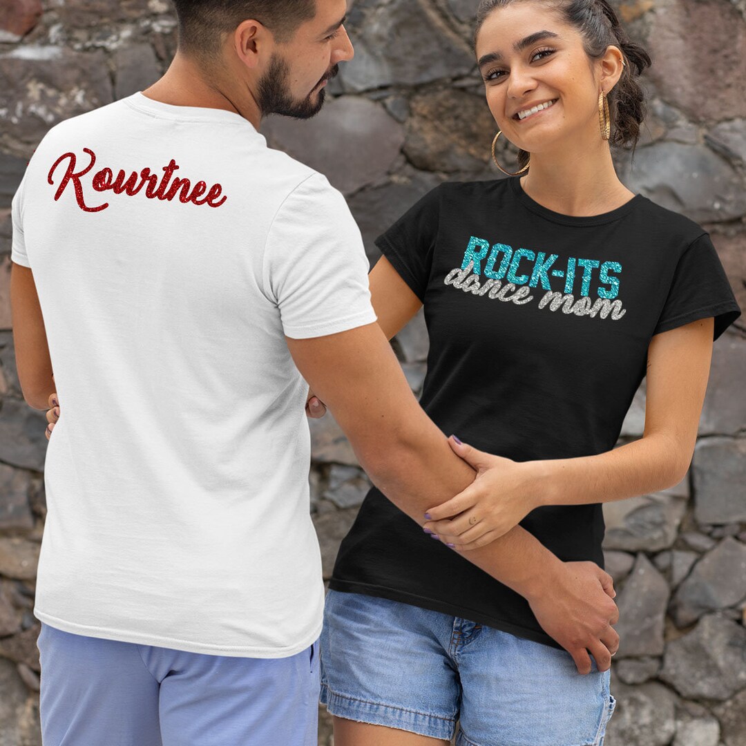 Glitter Custom Dance Mom Competition Shirts, Bling Dance Competition T ...