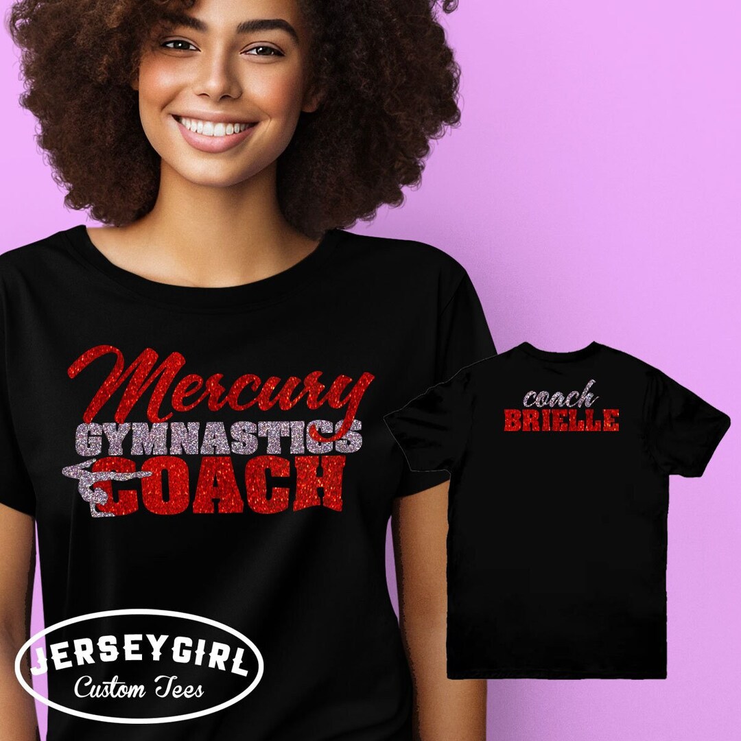 Personalized Gymnastics Coach Shirt With Coach's Name - Etsy