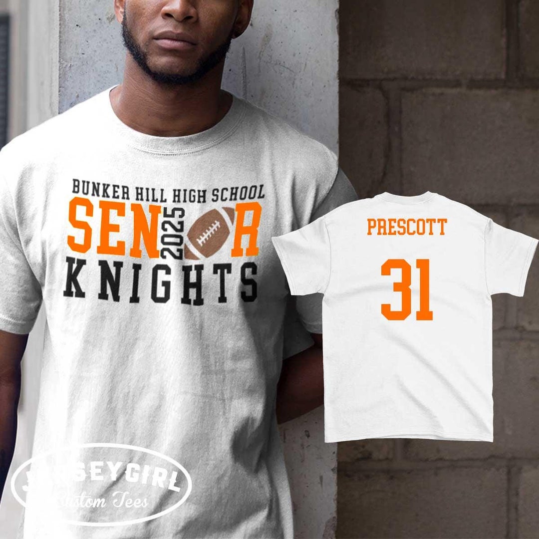 Custom Football Senior Shirt | Personalized Foot Ball Senior Night T ...