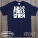 Zero Pucks Given Shirt Personalized Hockey Goalie T-shirt - Etsy