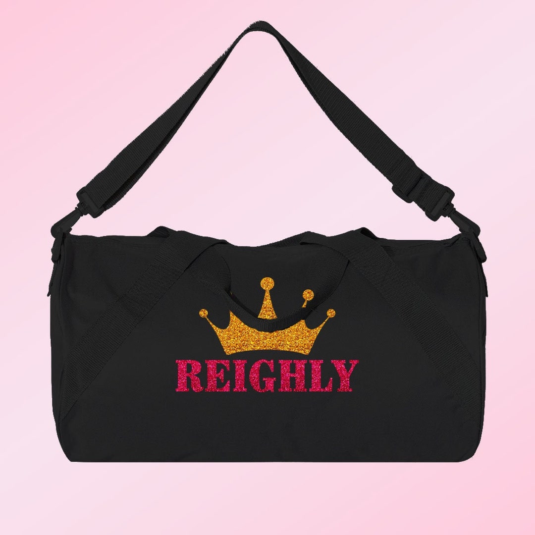 Pageant Duffel Bag With Name, Personalized Bling Pageant Bags ...