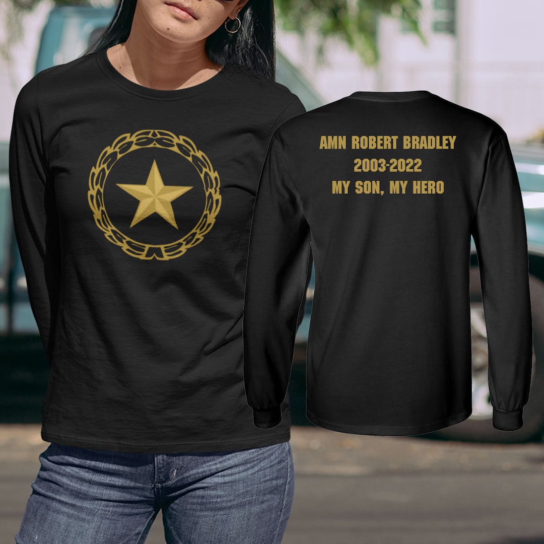 Long-sleeve Gold Star Family Shirt - Etsy