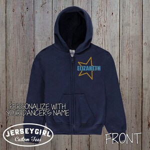 Custom Dance Team Zip up Hoodies - Etsy