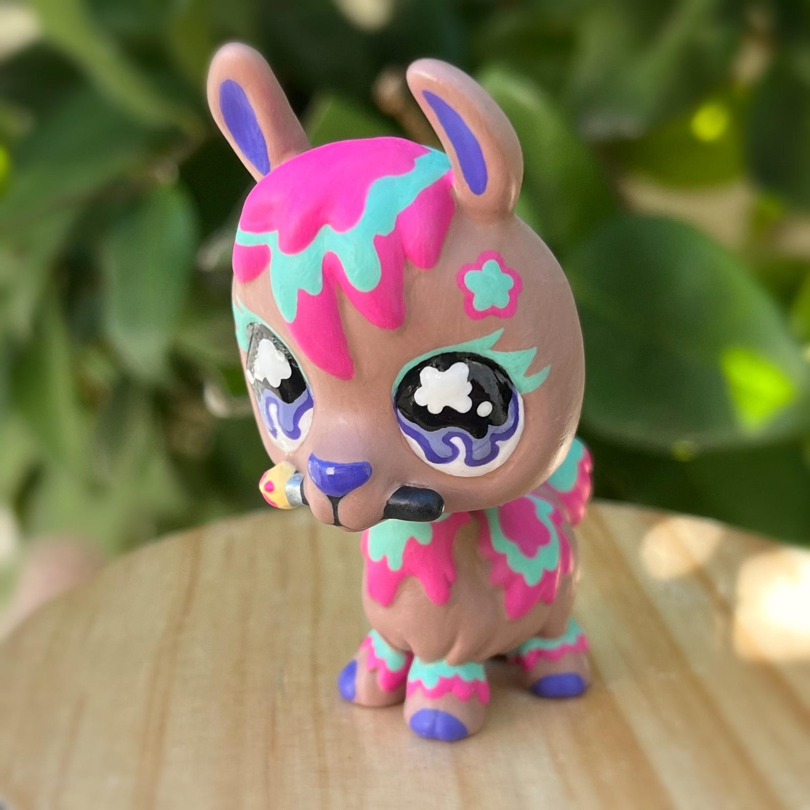 Littlest Pet Shop (LPS) Custom: Artistic Alpaca (repaint) (sculpture ...