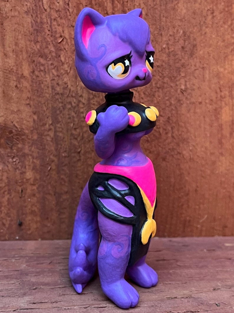 Anthro Littlest Pet Shop (LPS) Custom: Moon Goddess Calisto (sculpture ...
