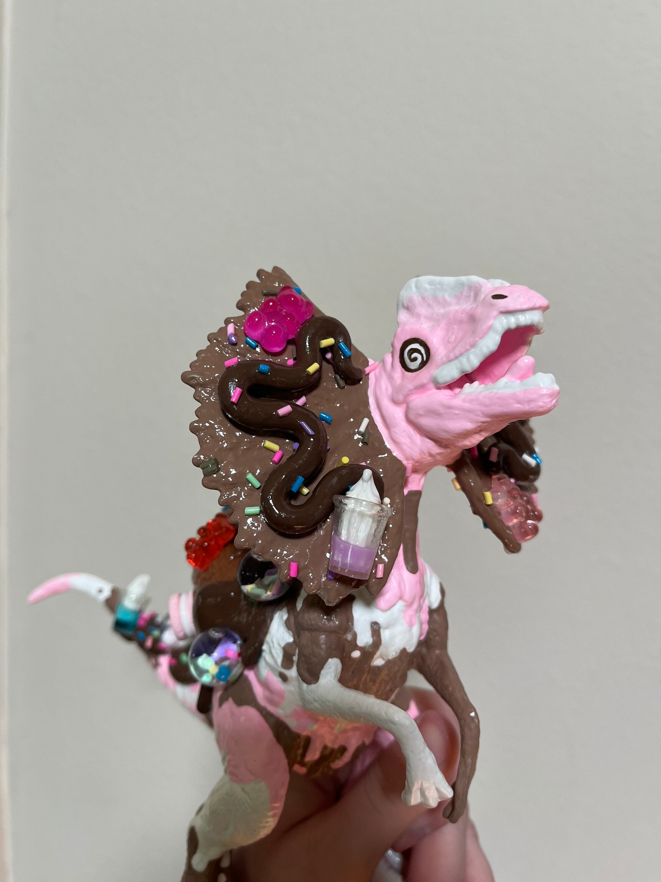 Candy Dinosaur Icecream Painted Dinosaur Figure Candy Themed Custom ...