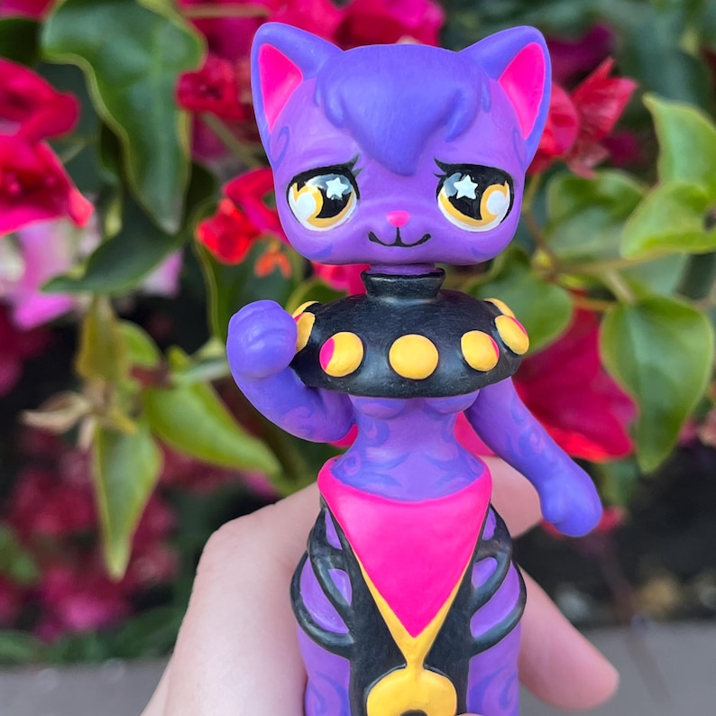 Anthro Littlest Pet Shop (LPS) Custom: Moon Goddess Calisto (sculpture ...