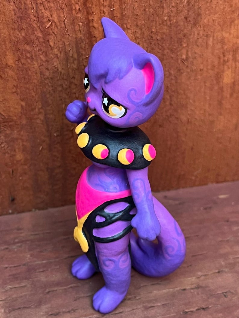 Anthro Littlest Pet Shop (LPS) Custom: Moon Goddess Calisto (sculpture ...