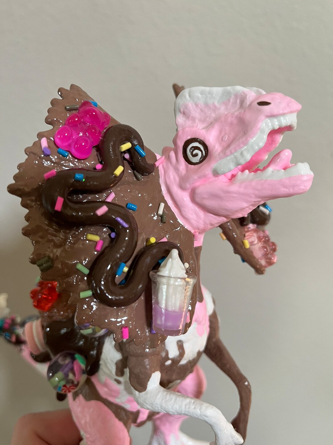 Candy Dinosaur Icecream Painted Dinosaur Figure Candy Themed Custom ...