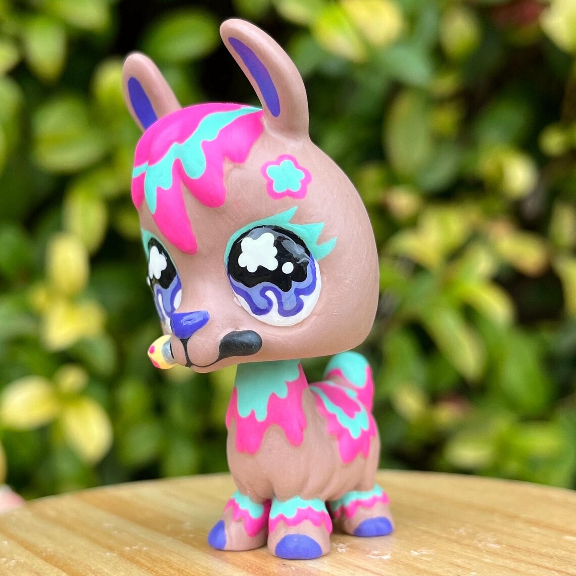 Littlest Pet Shop (LPS) Custom: Artistic Alpaca (repaint) (sculpture ...