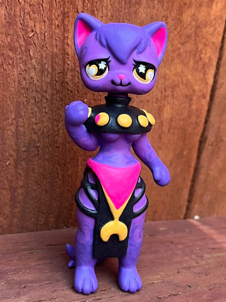 Anthro Littlest Pet Shop (LPS) Custom: Moon Goddess Calisto (sculpture ...