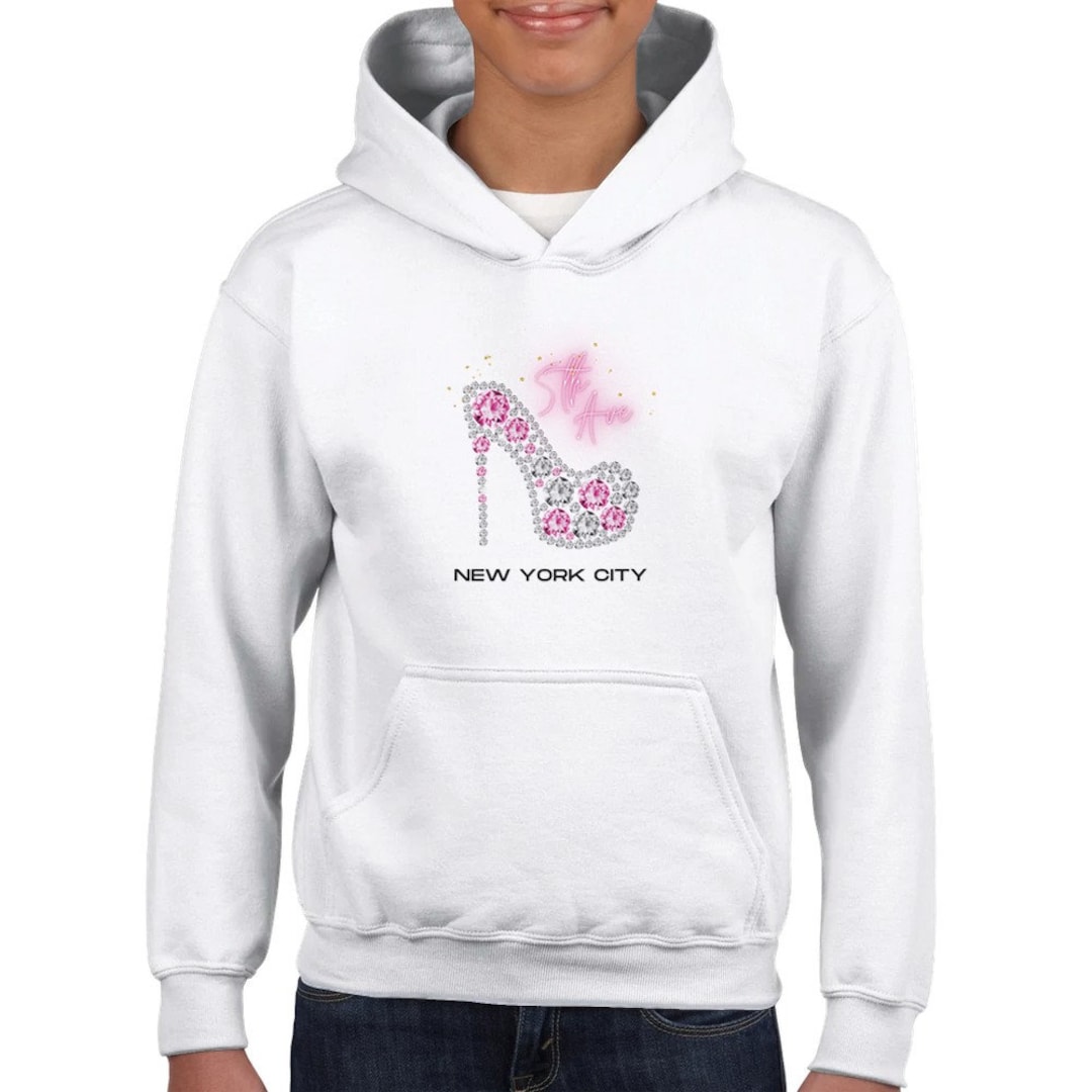 Sparkling Steps: Fifth Avenue Kids Pullover Hoodie, NYC Vibes! - Etsy
