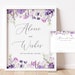 Purple Advice and Wishes for the Newlyweds. Wildflowers Advice for ...