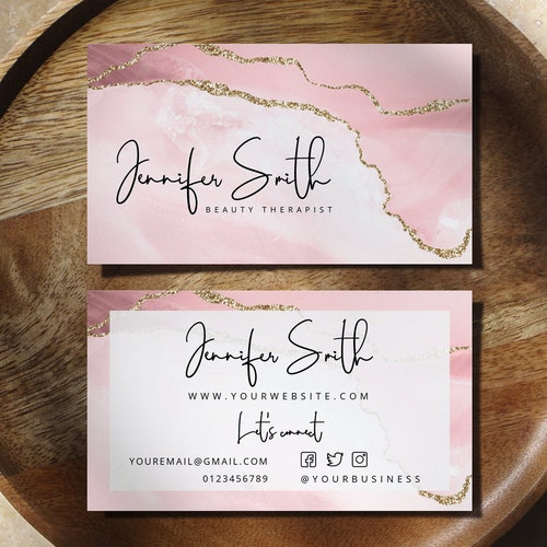 Business Card Template INSTANT DOWNLOAD Business Cards | Etsy