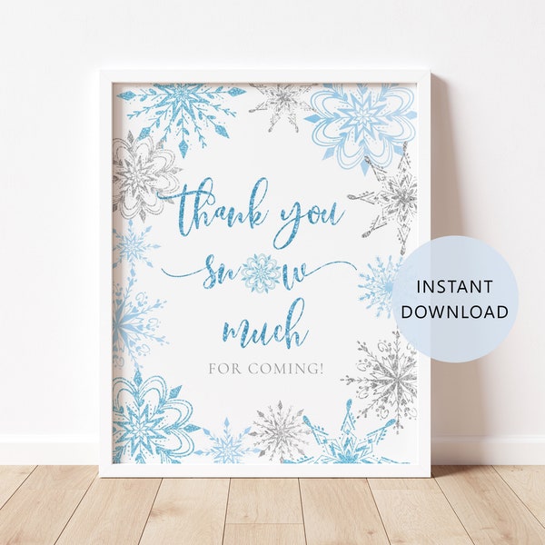 Thank You Snow Much for Coming - Etsy