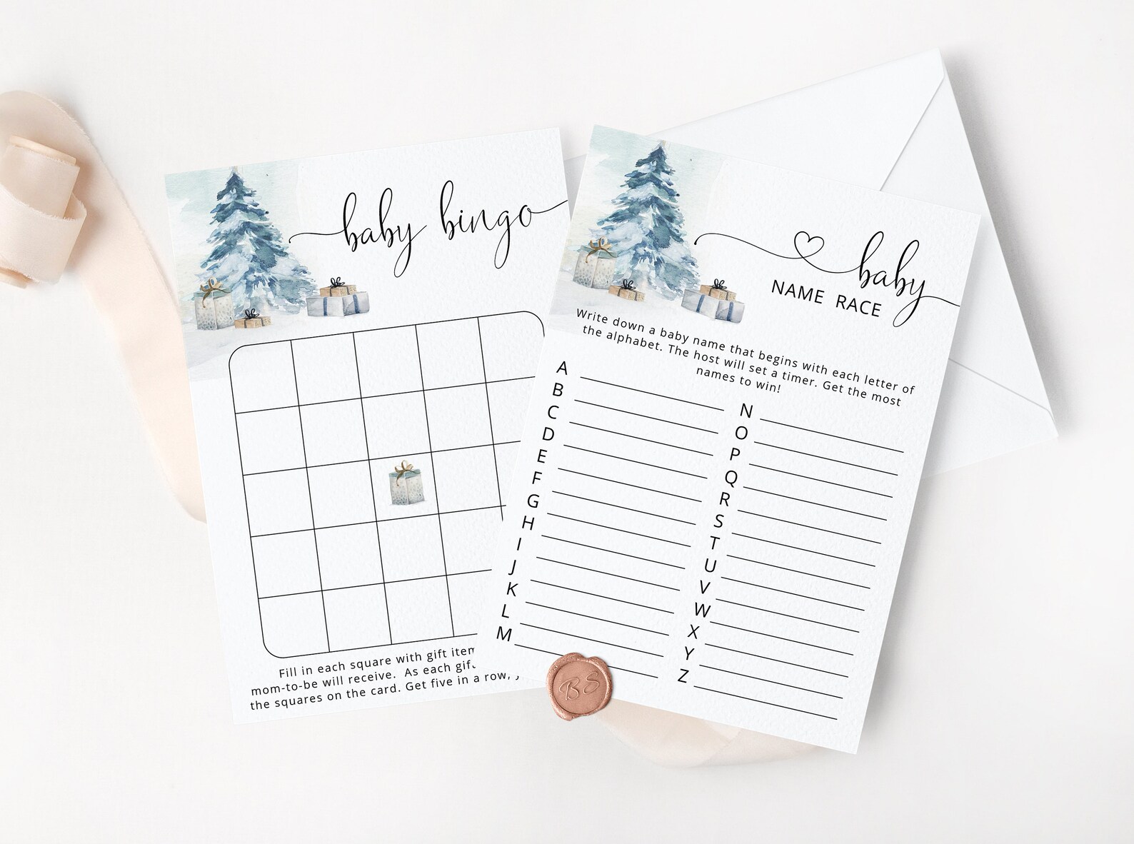 Winter Baby Shower Games Bundle. Baby It's Cold Outside - Etsy