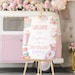 Sweet Birthday Party Welcome Sign. Sweet Pastel Ice Cream Macarons ...