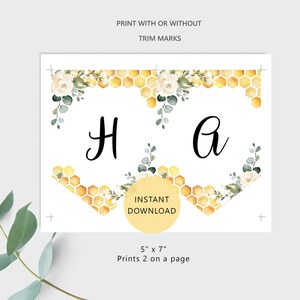 Editable Bee Banner. Sweet as Can Bee Party Banner. Bee-day Banner. Bee ...