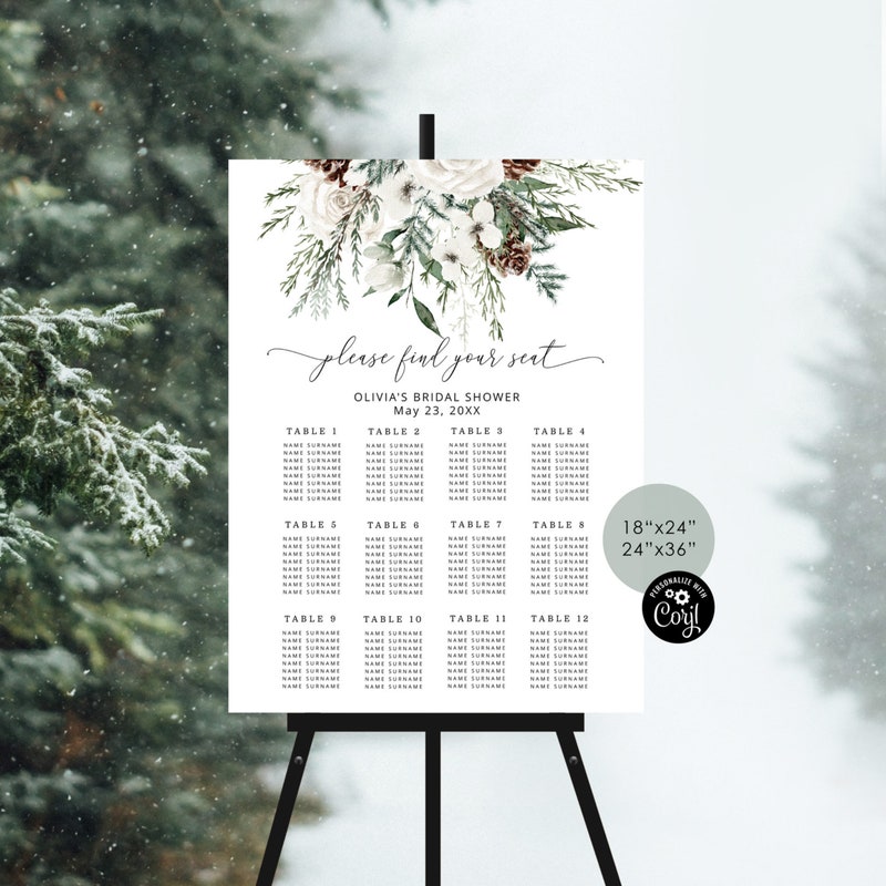 Evergreen Trees Chart - Etsy UK
