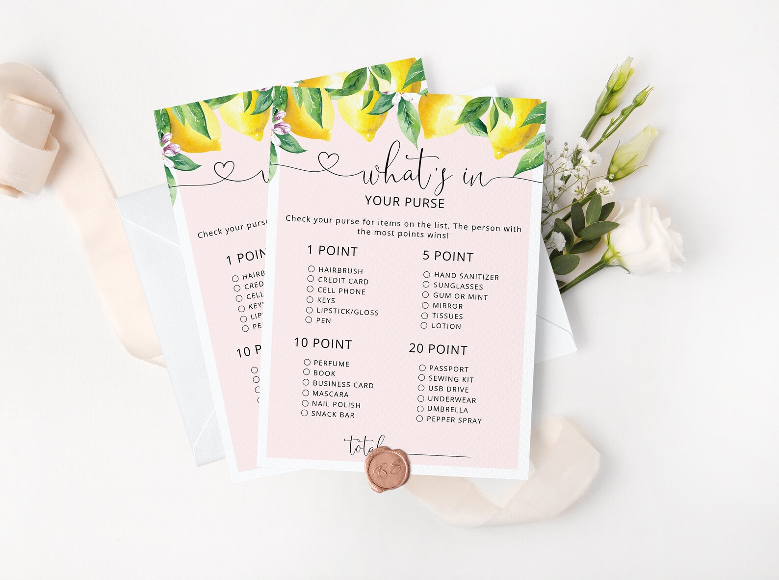 Pink Lemon Price is Right Baby Shower Game. Pink Lemonade Baby - Etsy