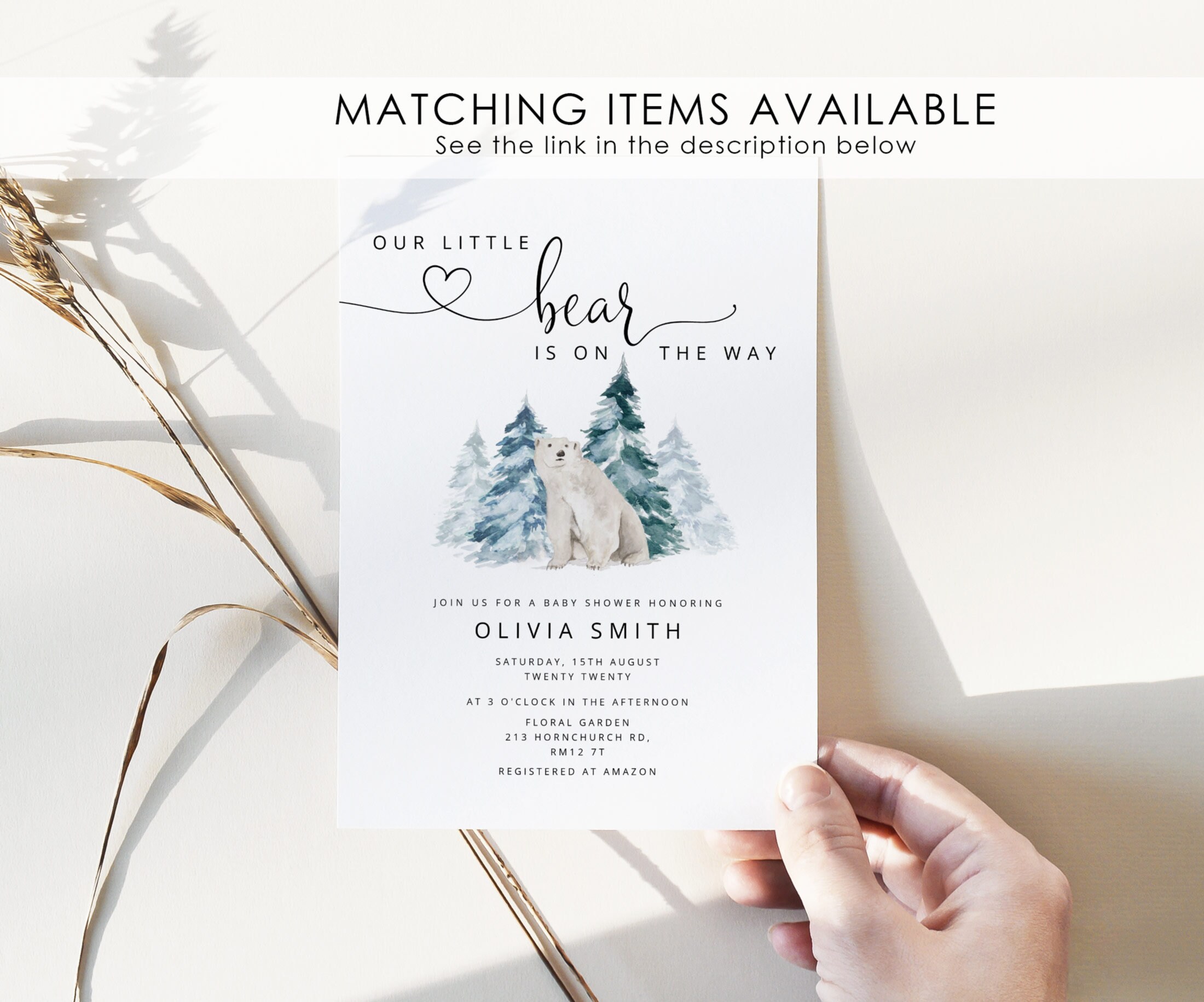 Polar Bear Baby Shower Games Bundle. Our Little Bear is on Teh Way Baby ...