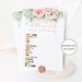Floral Baby Shower Games Bundle. Girl Baby Shower Games. Blush Pink ...