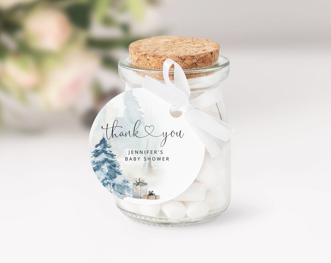 Winter Baby Shower Thank You Tag. Baby Its Cold Outside Favor Tag ...