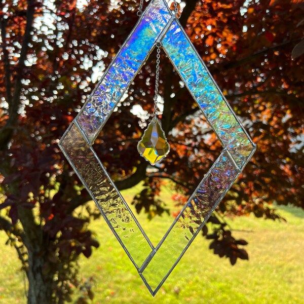 Diamond Shaped Glass - Etsy