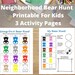 Neighborhood Teddy Bear Hunt Printable, Going on A Bear Hunt Printable ...
