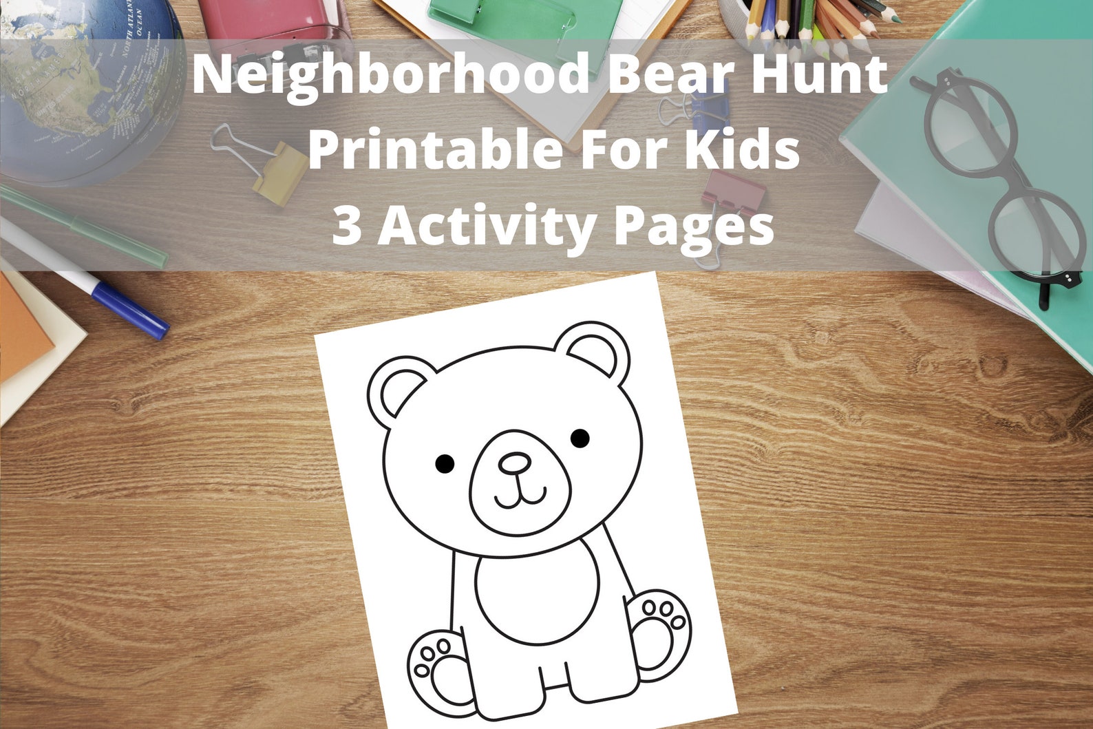 Neighborhood Teddy Bear Hunt Printable, Going on A Bear Hunt Printable ...