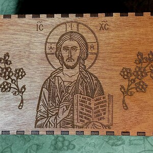 Large Religious Felt Lined Keepsake Box. - Etsy
