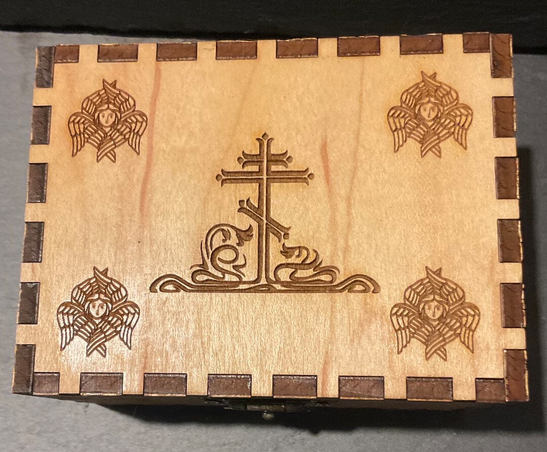 Orthodox Christian Keepsake Religious Wood Box With Metal Hardware. - Etsy