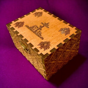 Orthodox Christian Keepsake Religious Wood Box With Metal Hardware. - Etsy
