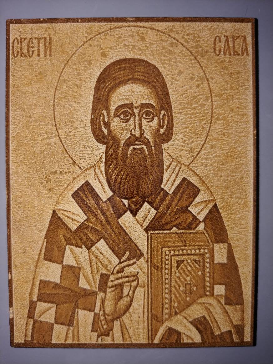 Saint Sava Icon Orthodox Christian Slava Gift Name Day Gift - Etsy Canada