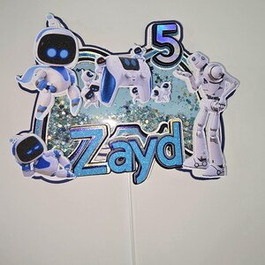 Astro Bot Cake Topper - Etsy