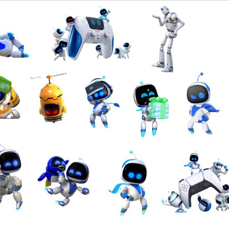 Astro Bot Cake Topper - Etsy